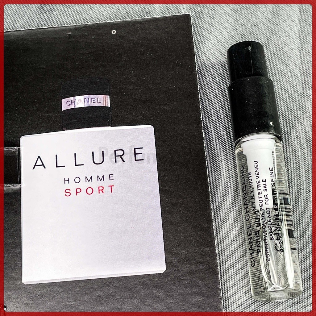 2ml Sample Chanel Allure Homme Sport, 2004 Perfume Fragrance | Shopee ...