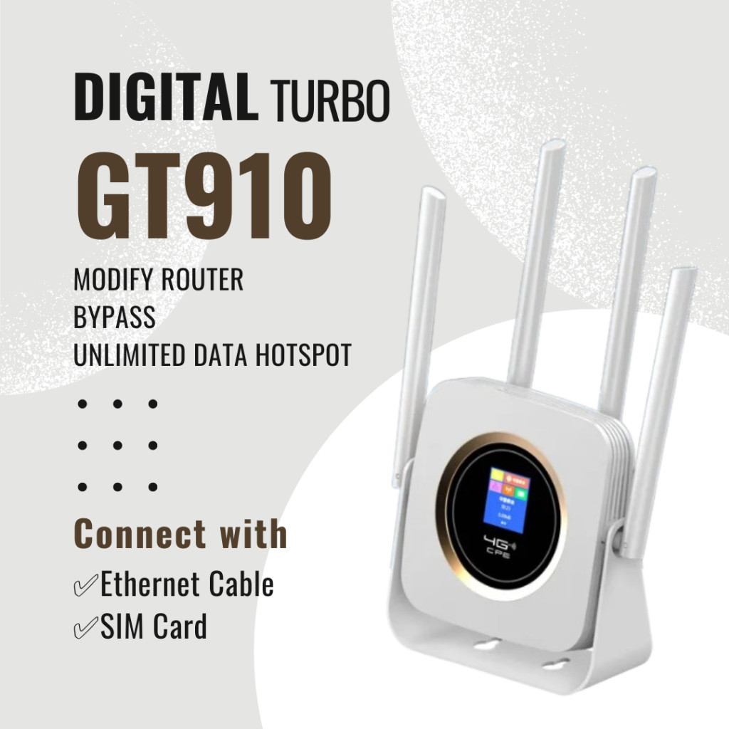 500mbps Modified WIFI Modem Turbo GT910 Router Modified 4G LTE Modem ...