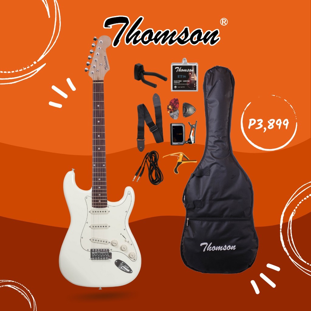 Thomson stratocaster electric guitar set | Shopee Philippines
