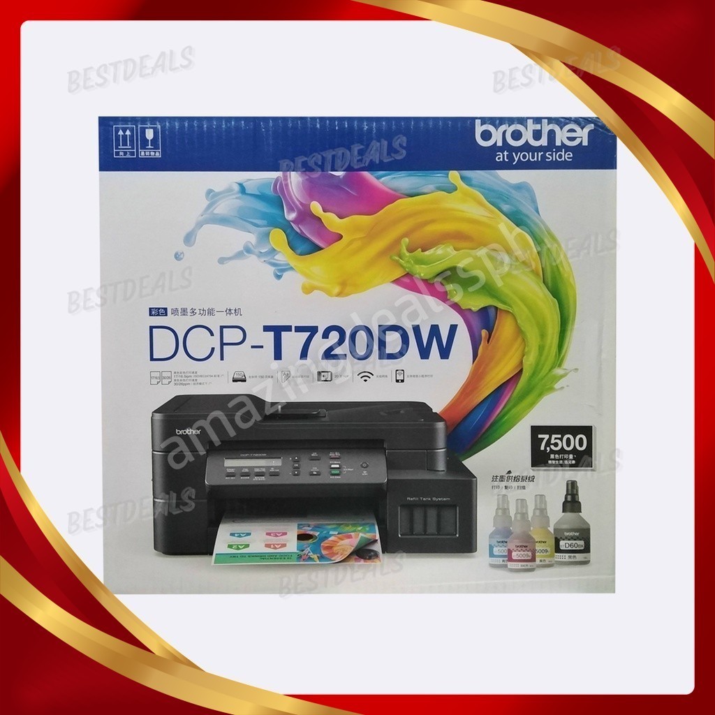 Brother Ink Tank Printer DCP-T720DW (Can Print, Scan, Copy )(LEGAL Size ...