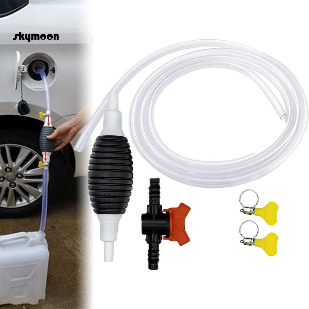 SKYM- Multipurpose Manual Fuel Transfer Pump with PVC Hose Easy to Use ...