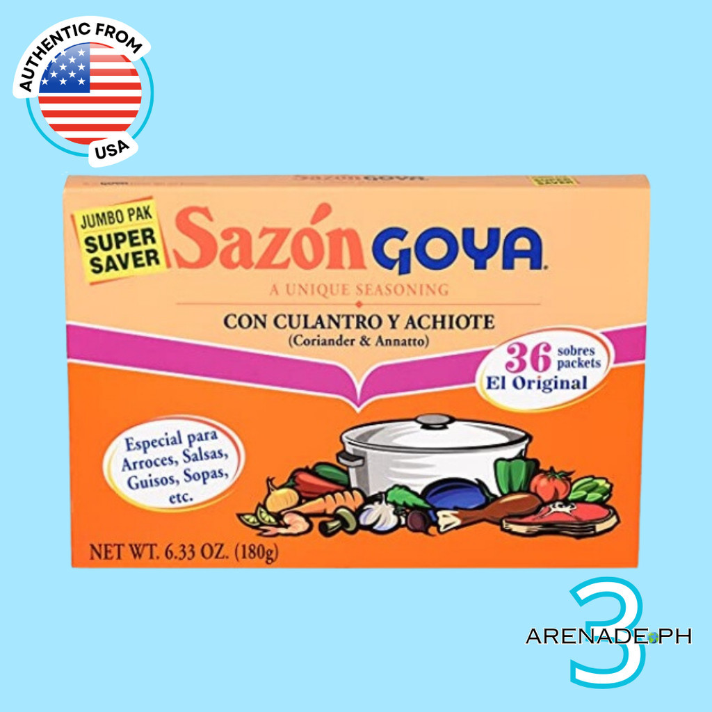 Sazon Goya A Unique Seasoning Super Saver Jumbo Pak | Shopee Philippines