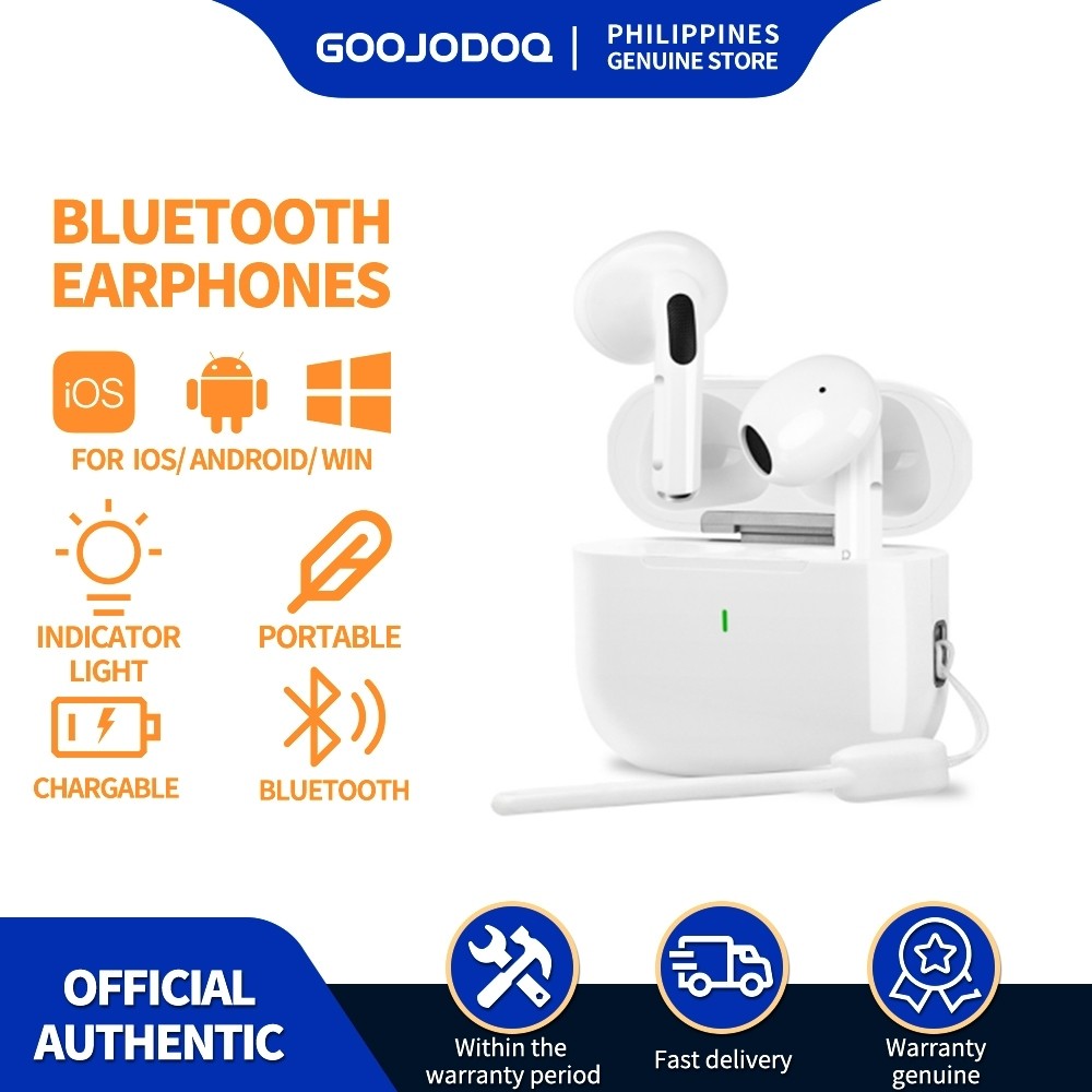 GOOJODOQ Wireless Earphones Bluetooth Earpods for iPhone Android ...