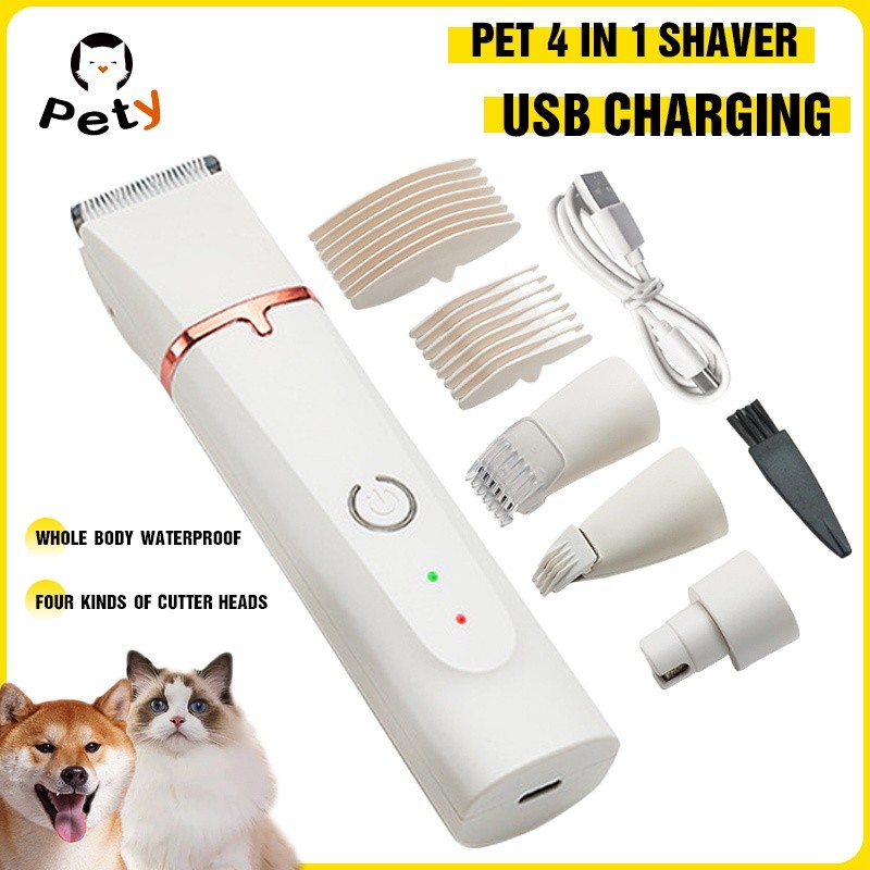4 In 1 Dog Razor Grooming set Razor for Dog Pet Hair Trimmer Pet Care ...