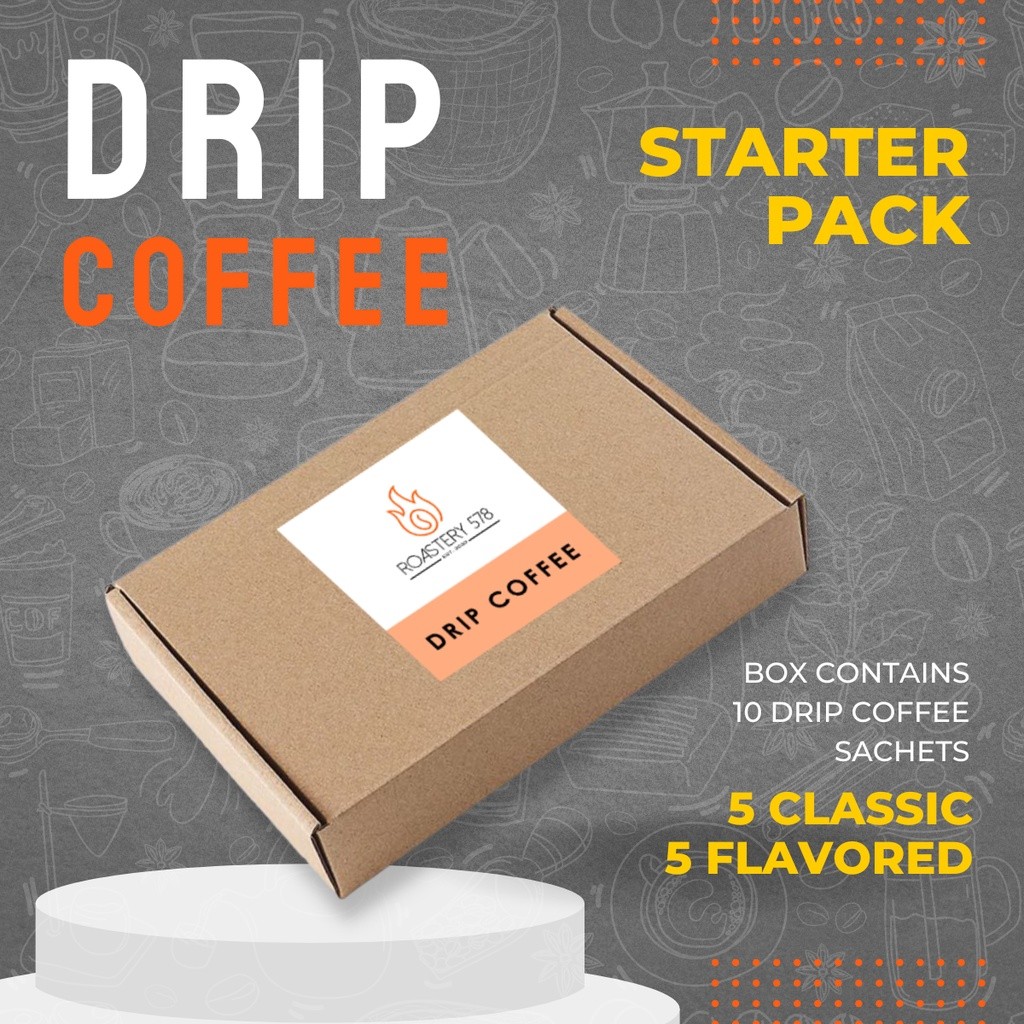 Drip Box - Drip Coffee Starter - Pack of 10 - Roastery 578 | Shopee ...