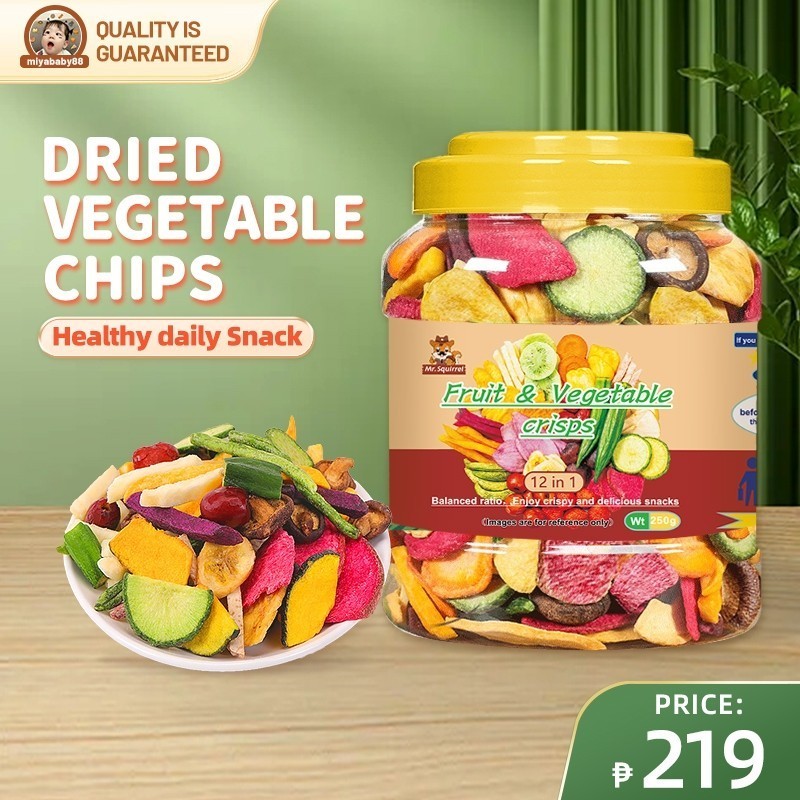 12-in-1 dried vegetables snack fruit＆vegetable crisp 250g 99peso ...