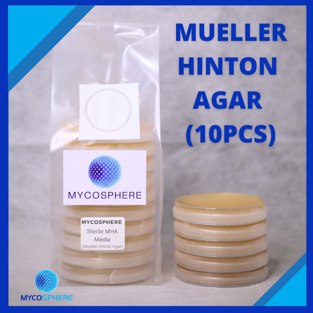 Mueller-Hinton Agar Sterile Media MHA Petri Dish - 10pc Standard MHA ...