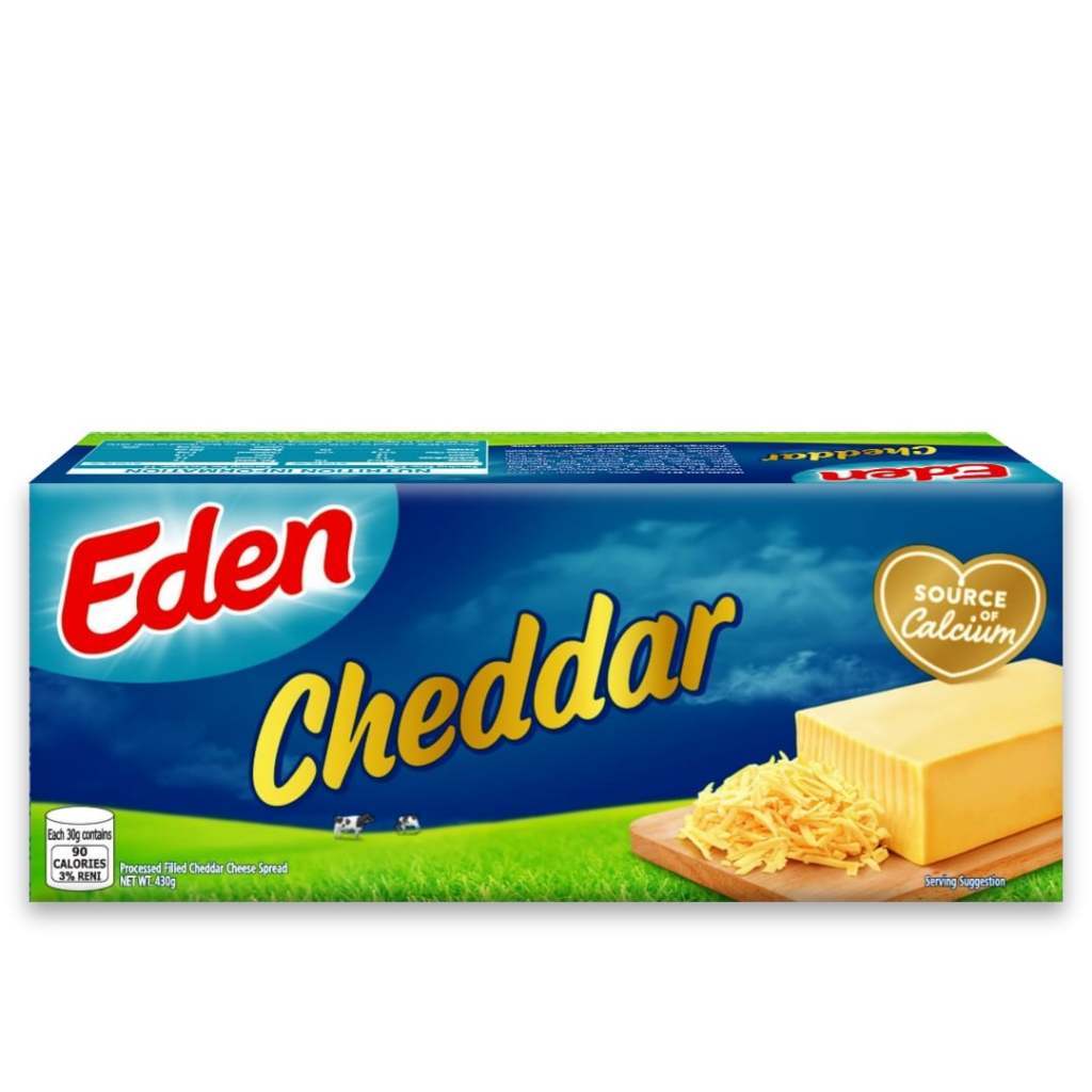 Eden Cheddar Cheese 430g | Shopee Philippines