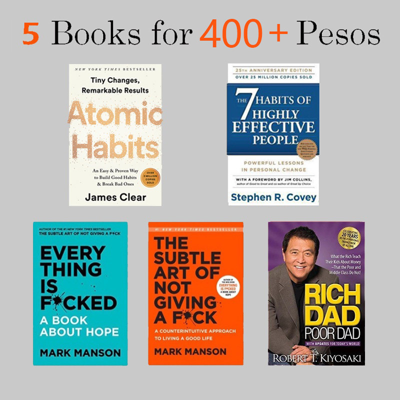 Atomic habits rich dad poor dad the subtle art of not giving an f * ck ...