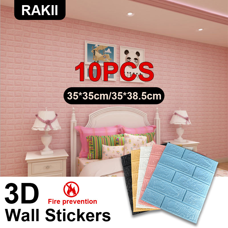 Big Sale Set of 10 Pieces 3D Wallpaper Home Decor Self Adhesive ...