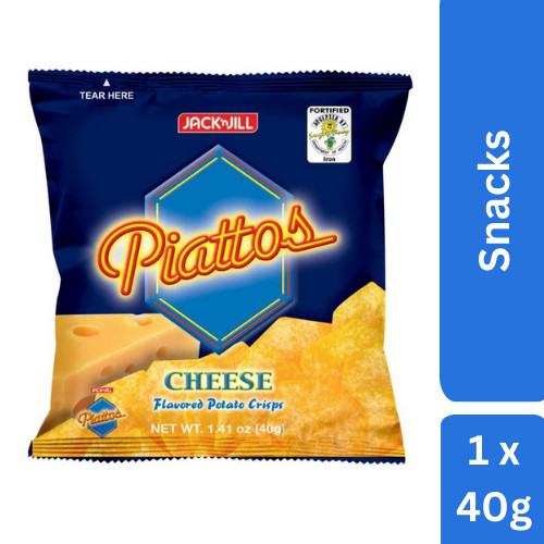 Jack 'n Jill Piattos Cheese 40g | Shopee Philippines