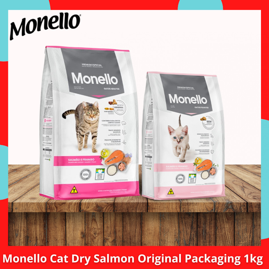 Monello Cat Dry Food Original Packaging Adult & Kitten | Shopee Philippines