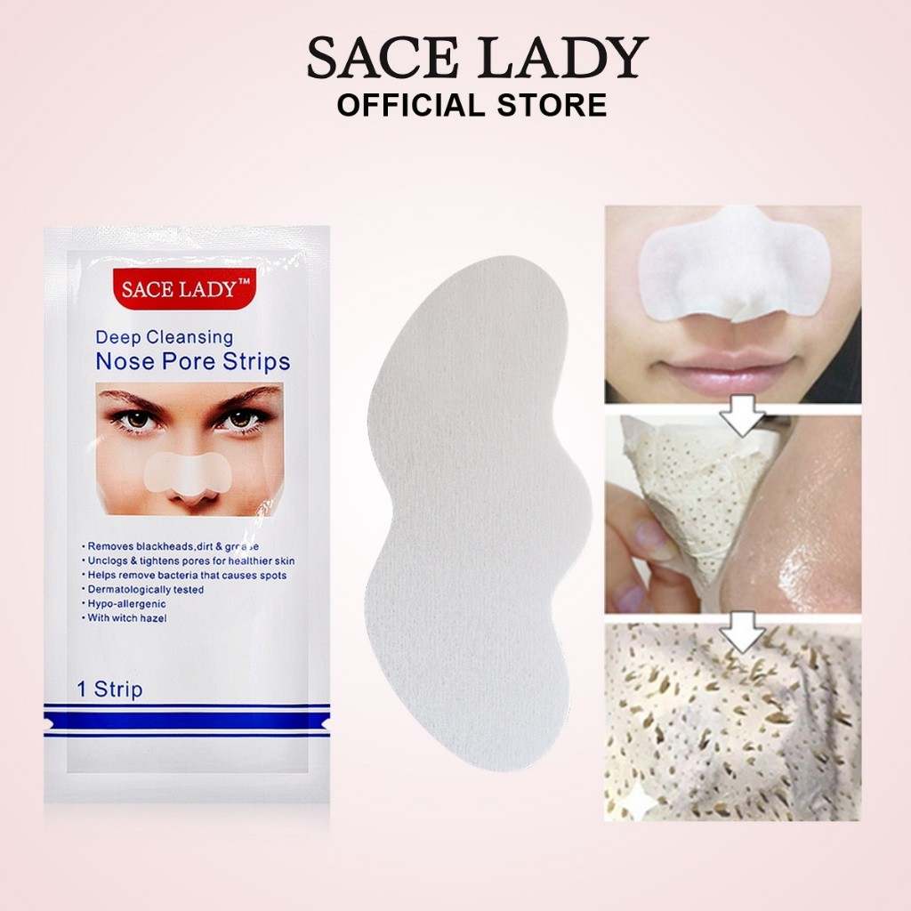 SACE LADY Cleansing Acne Pore Strip Mask Blackheads Remove | Shopee ...