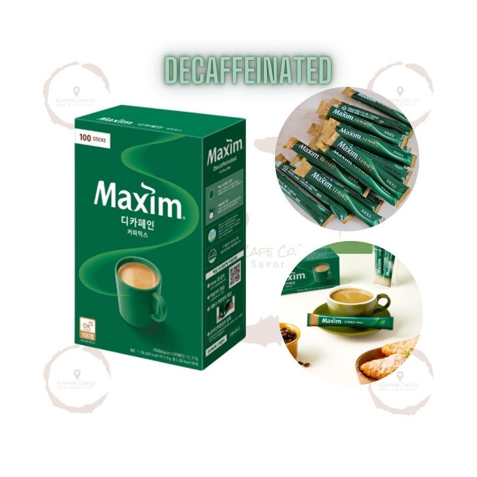 Maxim Decaffeinated Coffee Mix (100 sticks) | Shopee Philippines