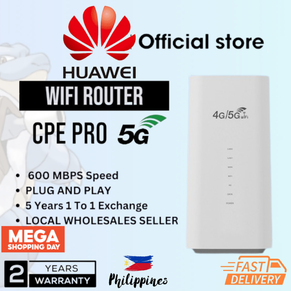 HUAWEI WiFi Router Sim Card Modem 4G/5G Pro CPE Original LTE Cat12 Up ...