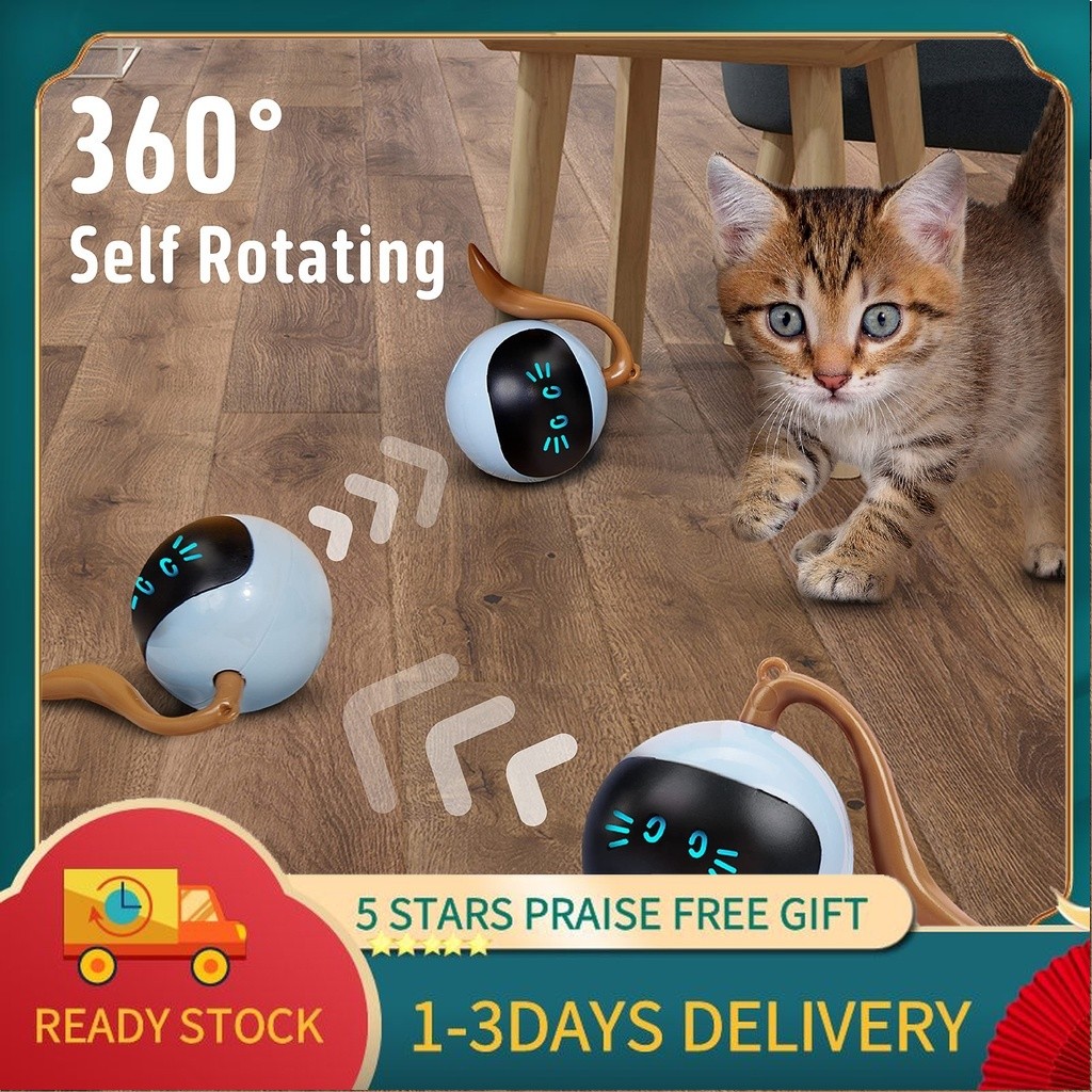 CODCat Toy 360° Self Rolling Ball Magic Ball Interactive USB ...
