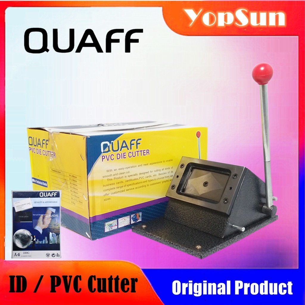 QUAFF PVC Die Cutter 86×54mm ( ID SIZE ) | Shopee Philippines