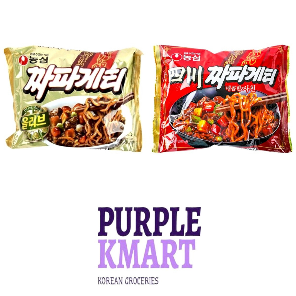 NONGSHIM JJAPAGHETTI MULTI 140G / NONGSHIM SICHUAN JJAPAGHETTI ...