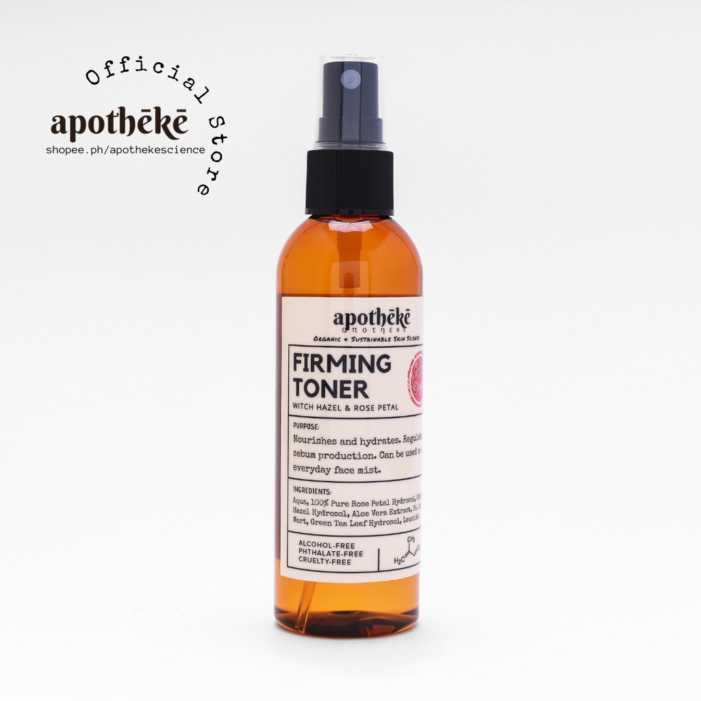 Firming Toner (alcohol-free, Witchhazel, Rose Water) | Shopee Philippines