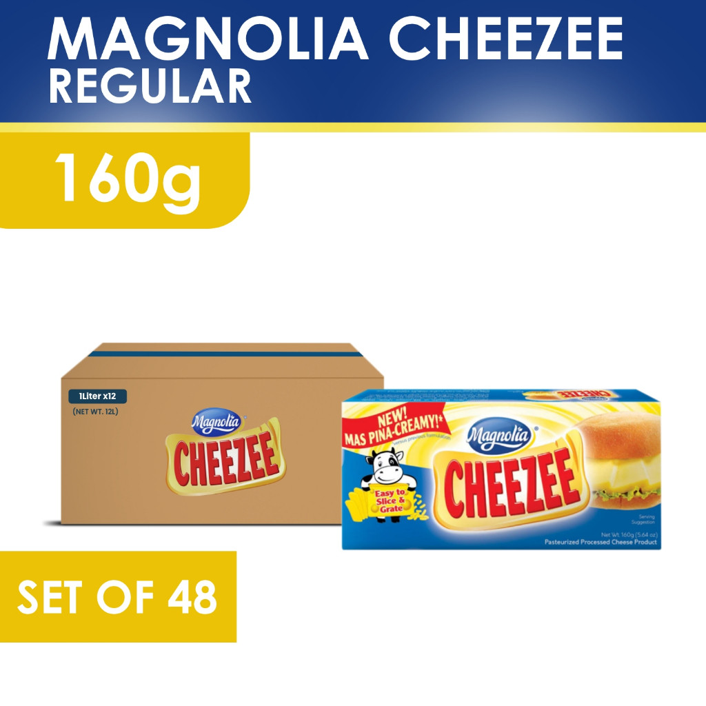 MAGNOLIA Cheezee Regular 160g Processed Cheese with Vitamins and Zinc ...