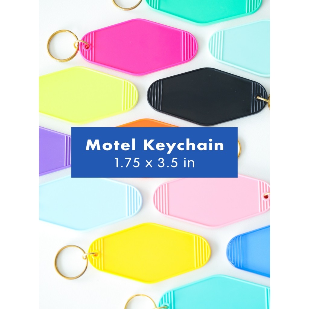 Motel Keychain | DIY Arts Craft Material Party Souvenir Blank Cricut ...
