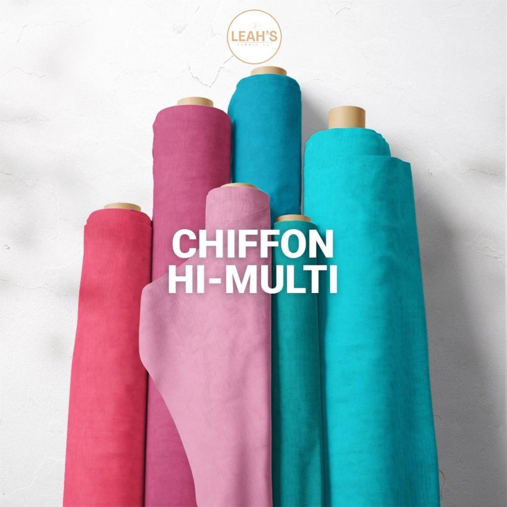 Chiffon Hi-Multi and Chiffon Plain Fabric 58-60 width (TELA ONLY ...