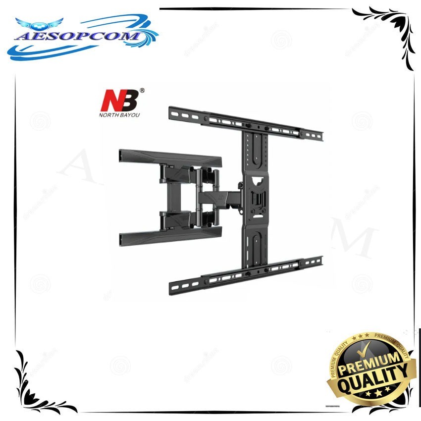 Apcom P6 Full Motion Cantilever Wall Mount for 40-80 inch | Shopee ...
