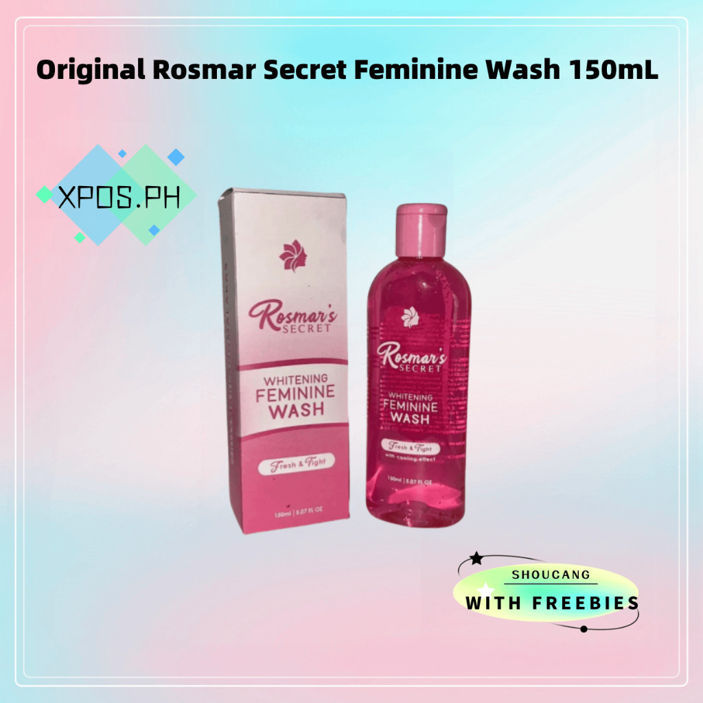 XPOS Original Rosmar Secret Feminine Wash 150mL WITH FREEBIES | Shopee ...