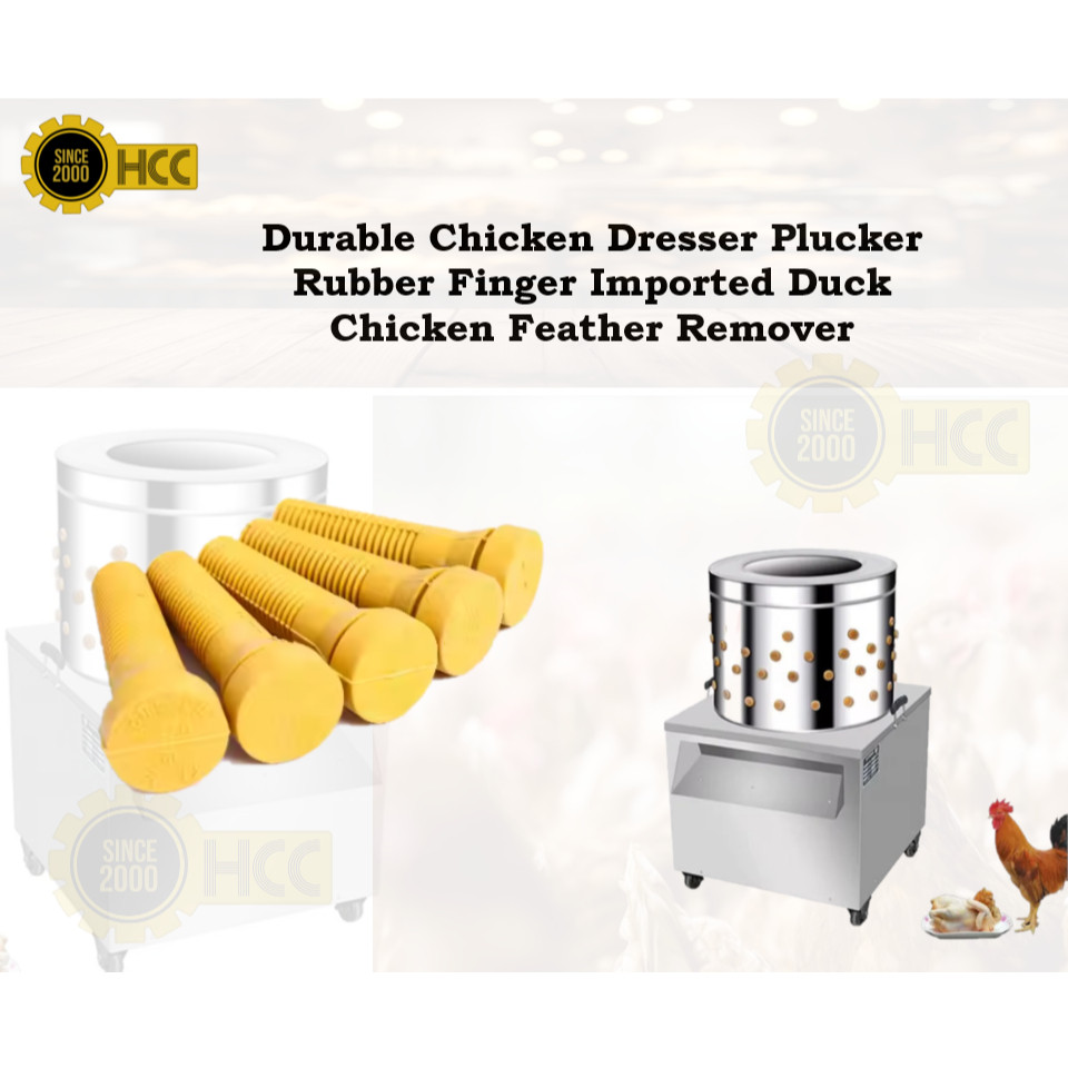 10PC New Chicken Dresser Plucker Rubber Finger Imported Rubber | Shopee ...