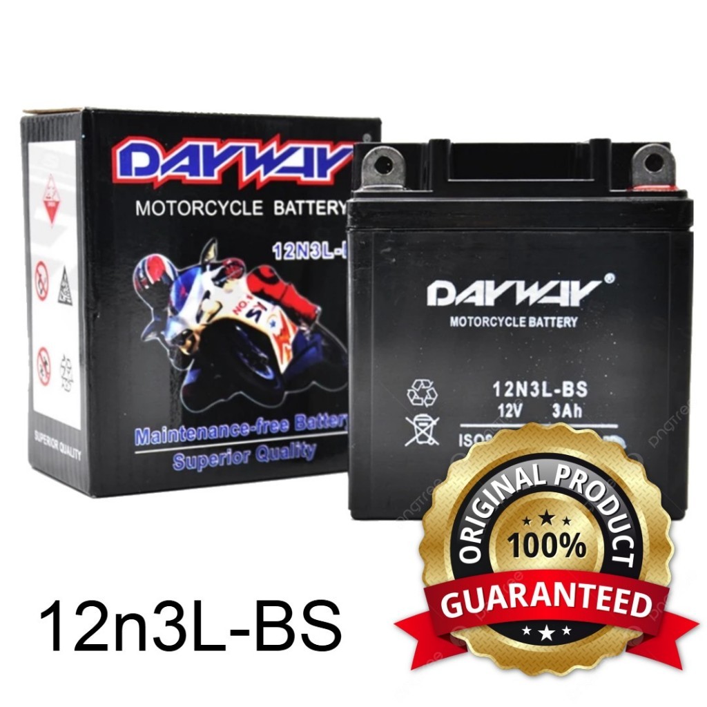 RUSI MACHO 175 BATTERY DAYWAY | 12n3L-BL DAYWAY MOTORCYCLE BATTERY | MAINTENANCE | Shopee ...