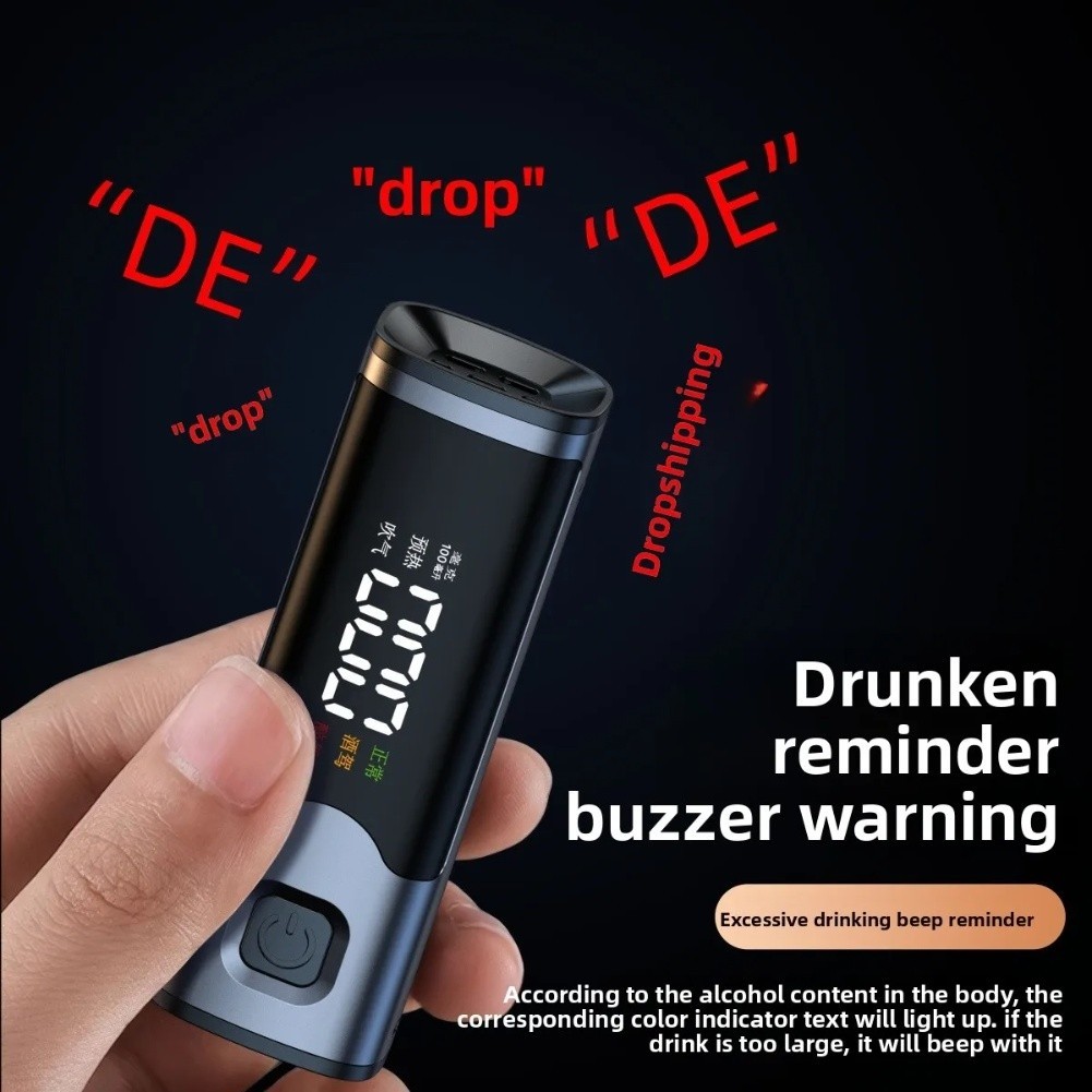 Digital Alcohol Detector Breath Alcohol Tester Alcoholtester ...
