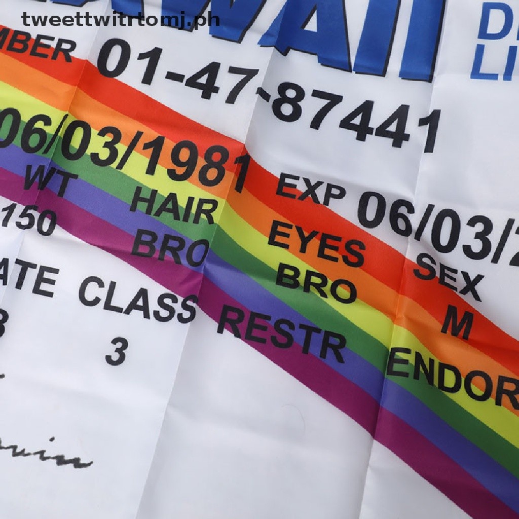 TRTOMJ Polyester 90x150cm 3x5 ft McLovin Flag ID Driver License Flag ...
