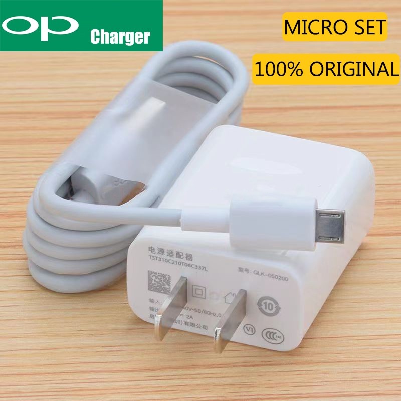 100% Original Fast Charger Opp0 Charger 10W Micro USB Cable For Android ...