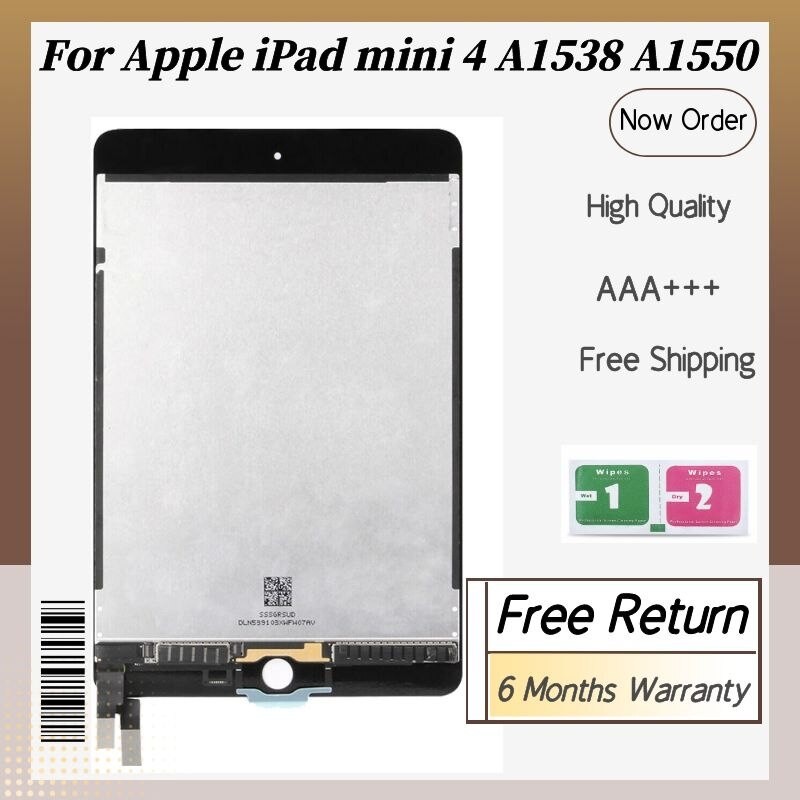100% New LCD For mini 4 A1538 A1550 Display Touch Screen Digitizer ...