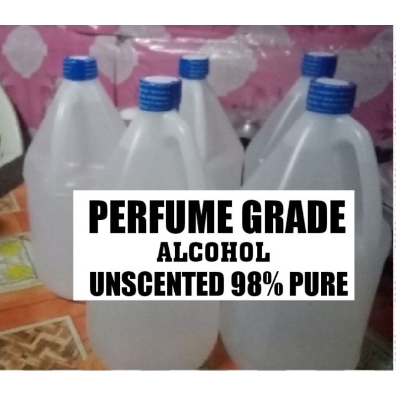 Pure Unscented Perfume Grade Alcohol(3.78 litters) | Shopee Philippines