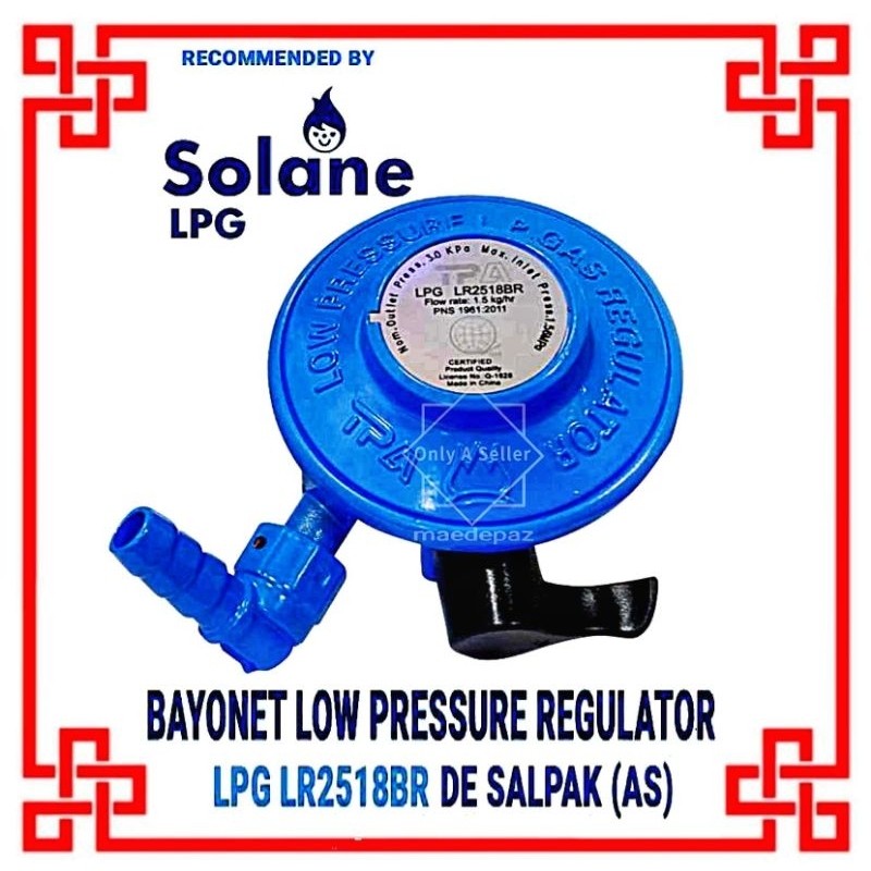 LPG Regulator for Solane and Shellane Bayonet | Shopee Philippines