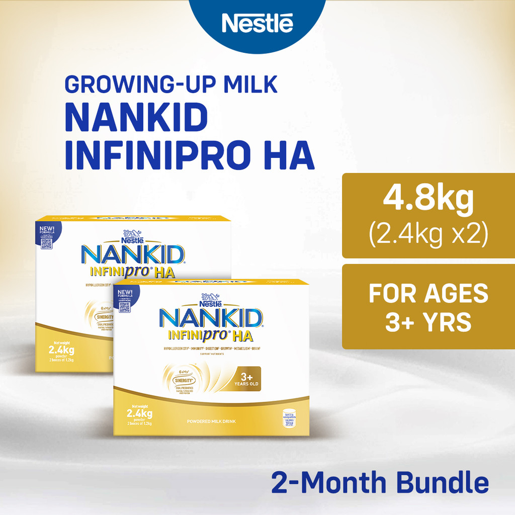 NANKID Infinipro HA Four Powdered Milk For Children Above 3 Years Old 4 ...