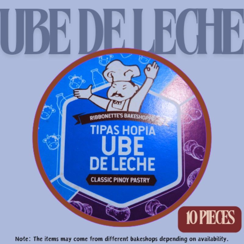 Tipas Hopia Ube De Leche (10 pcs) | Shopee Philippines