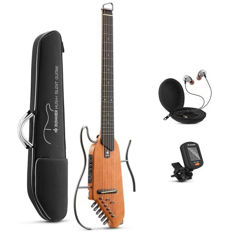 Local spot 100%Donner Travel Guitar, HUSH-I Headless Silent Guitar ...