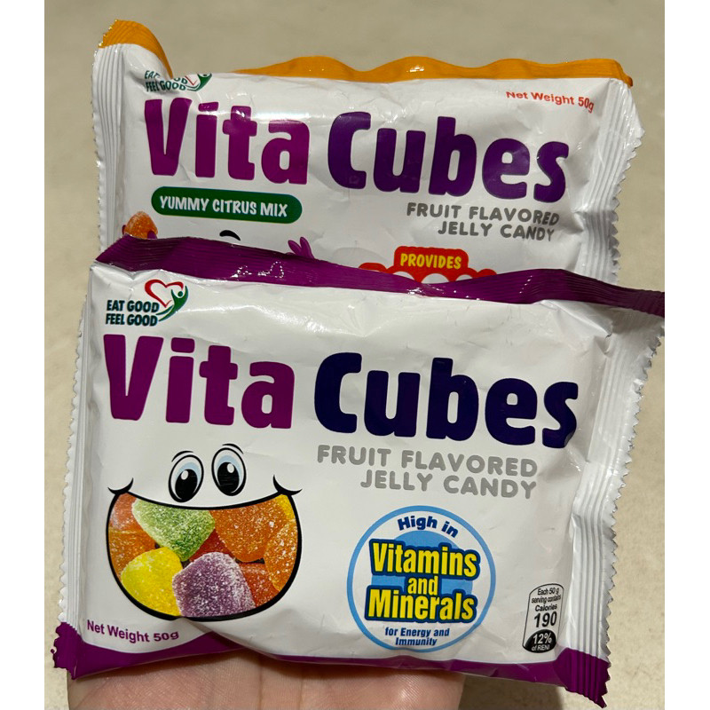 Vita Cubes Fruit Jelly 50g | Shopee Philippines