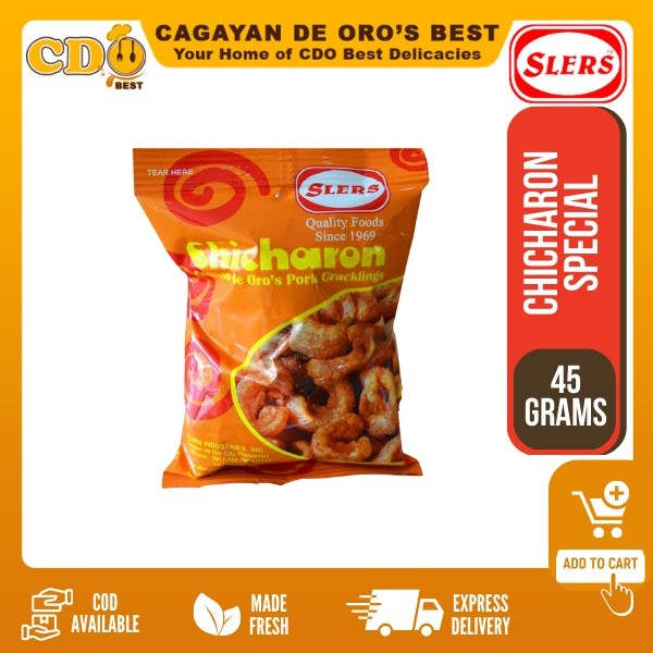 CDO Best | Slers Pork Chicharon Special 45g | Crackling Small Pack ...