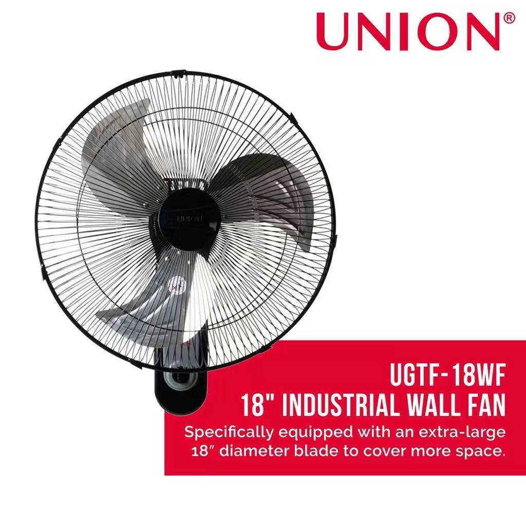Union 18 Industrial Wall Fan /wall fan (UGTF-18WF) | Shopee Philippines