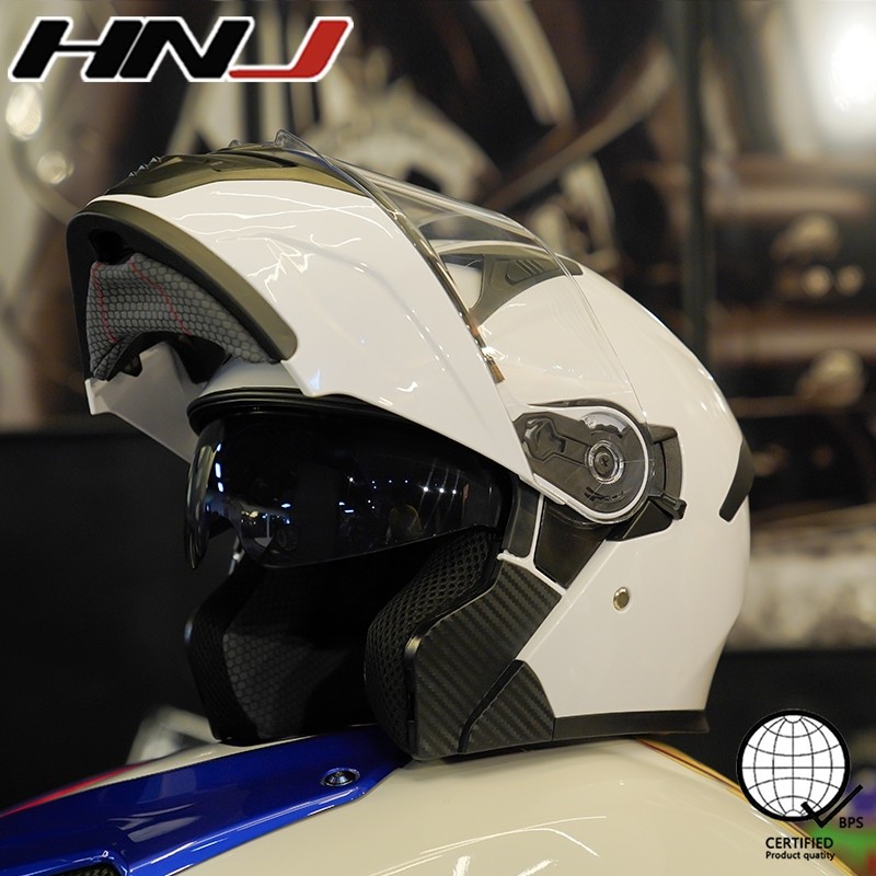HNJ 629 Modular Dual Visor Helmet Full Face for Motorcycle Men and ...