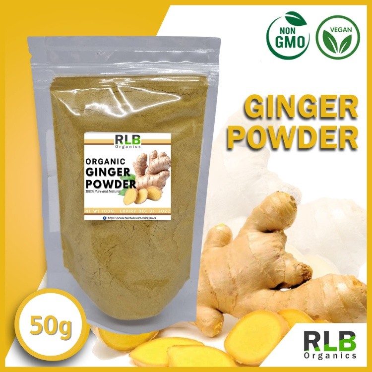 50g Pure Ginger Powder - 100% Ginger Tea Condiment Seasoning No Sugar ...
