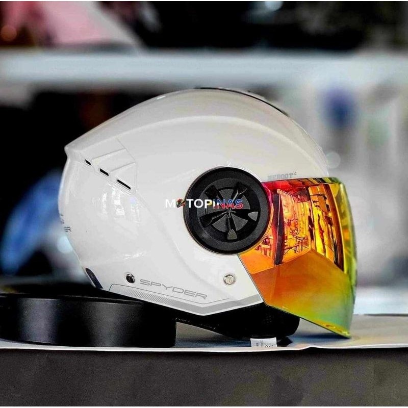 Spyder Reboot 2 Half Face Single Visor Helmet | Shopee Philippines