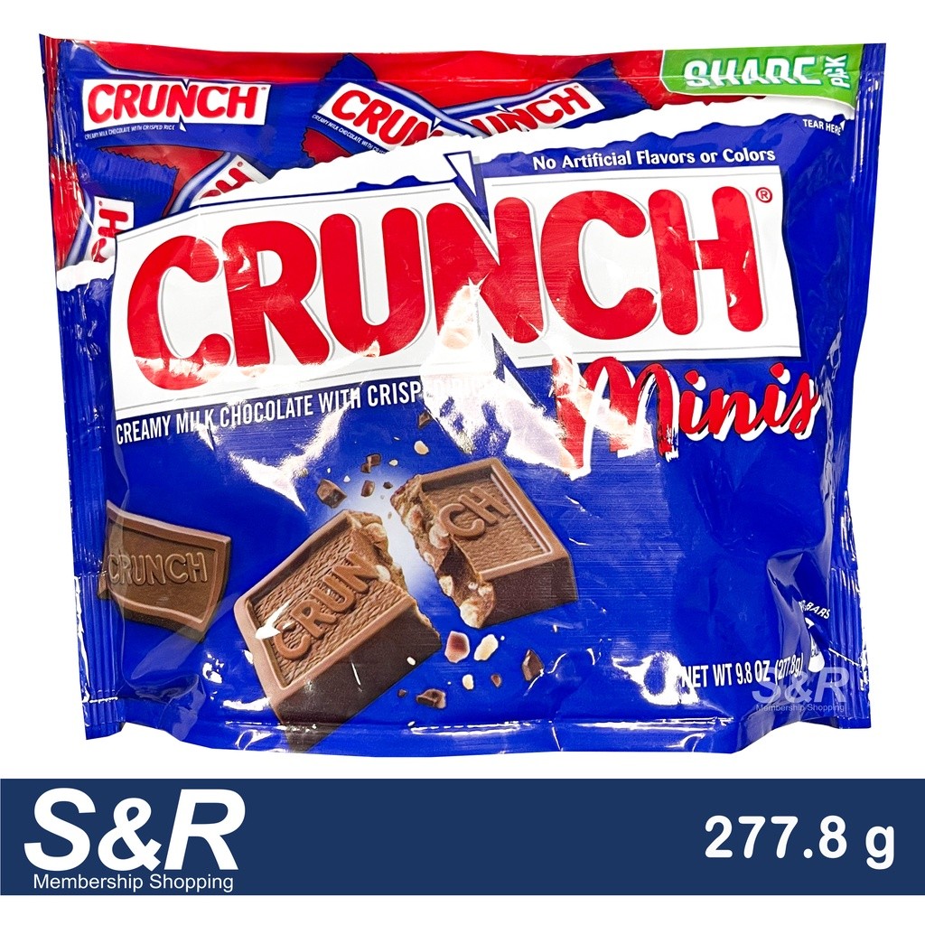 Nestle Crunch Minis Milk Chocolate Bar 277.8g | Shopee Philippines