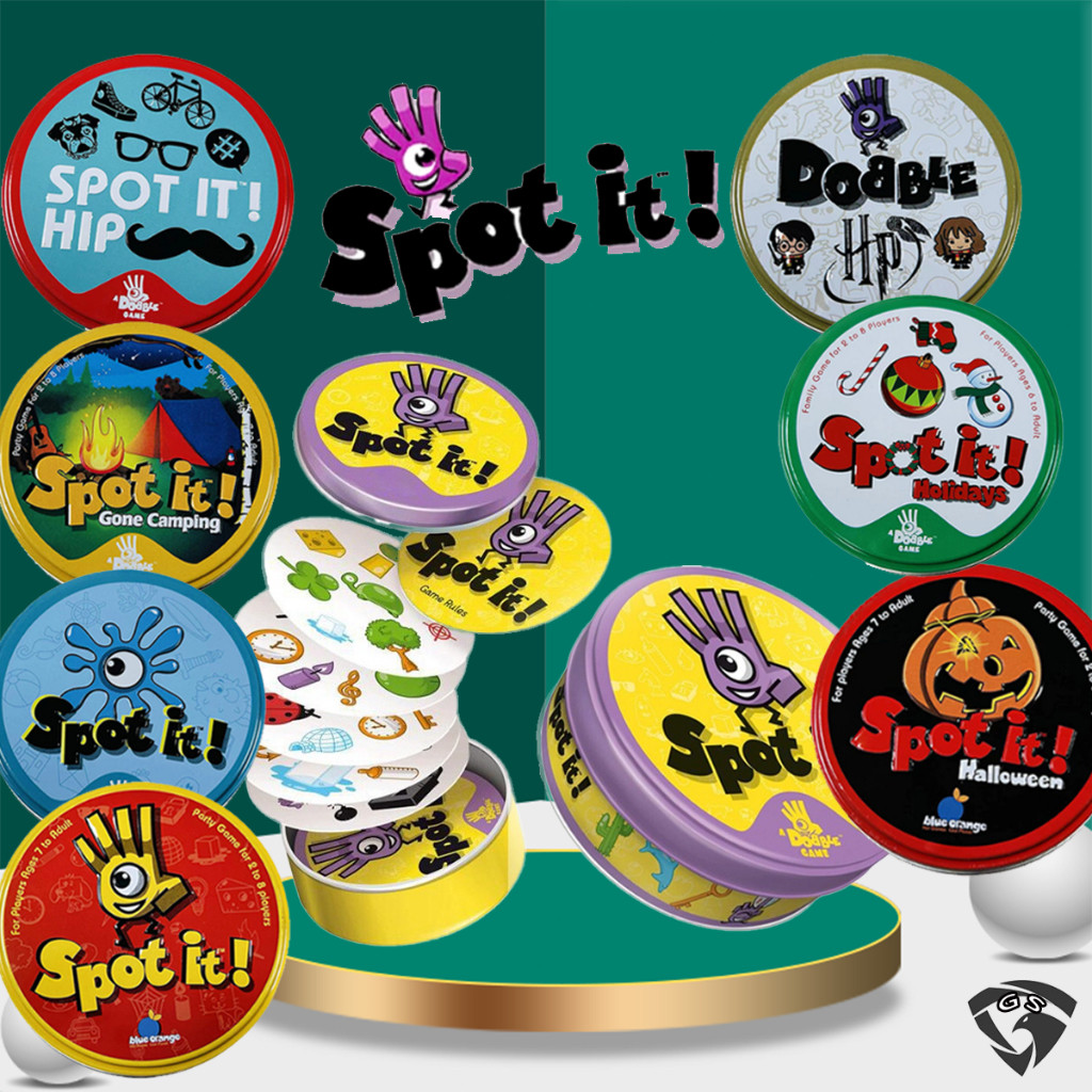 Spot It Potte Board GameThai version 2 to 8 Players Party Game for ...