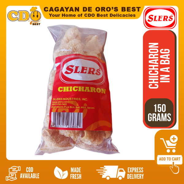 CDO Best | Slers Pork Chicharon in a Bag Pulutan Ulam 150g | Cagayan de ...