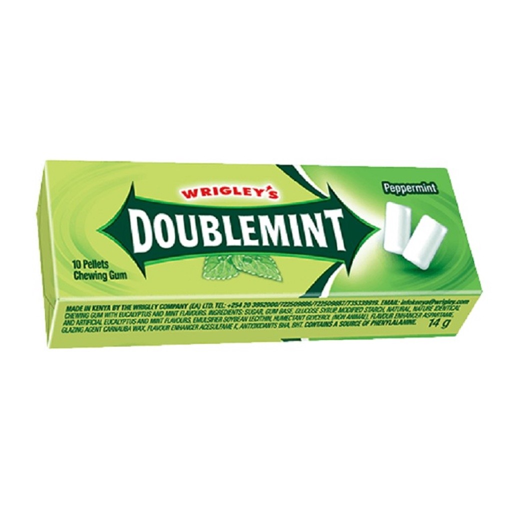 WRIGLEY Doublemint Peppermint Pellet Gum 14.6g | Shopee Philippines