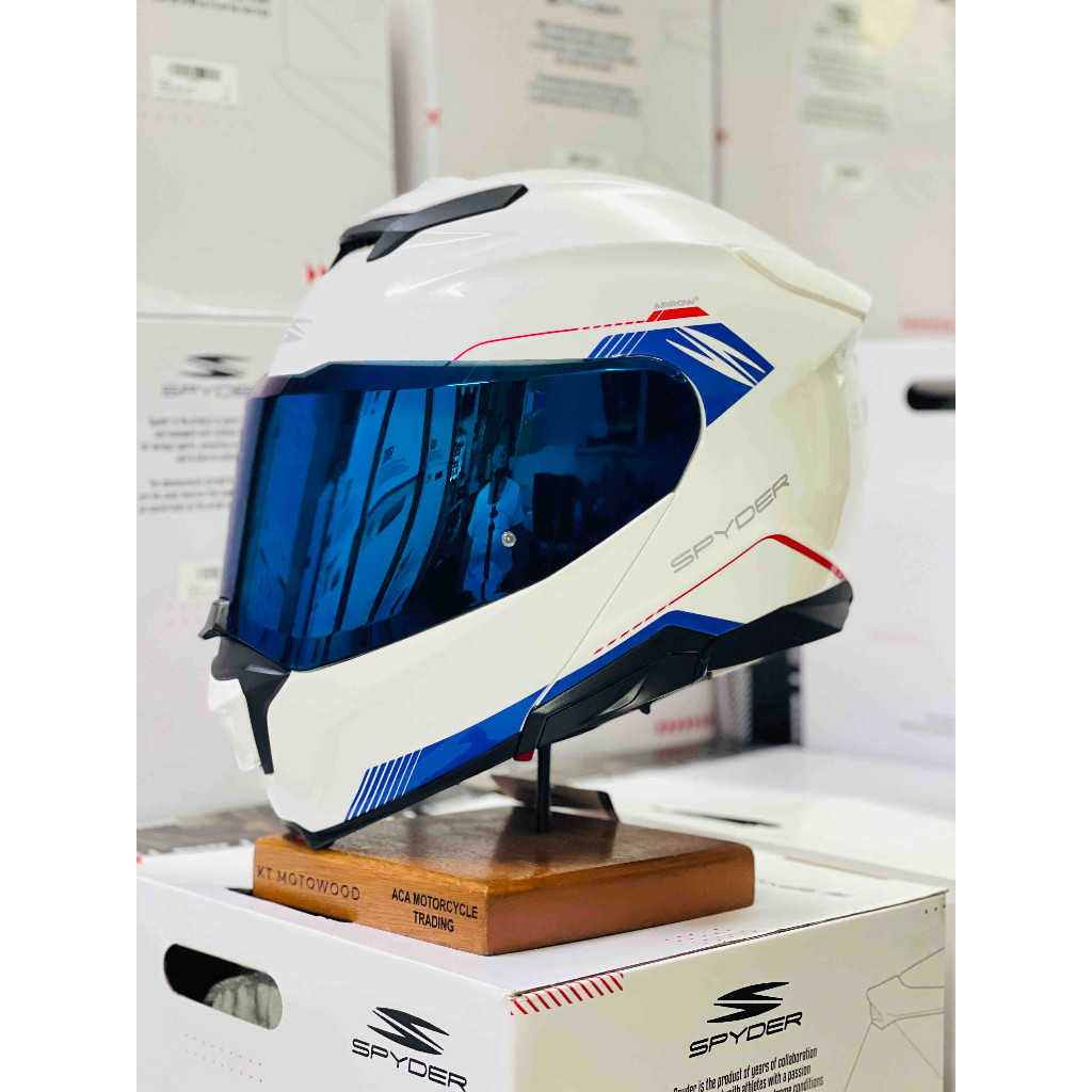 Spyder Arrow 2.0 PD S0 V2- Dual Visor Modular Motorcycle Helmet (FREE ...